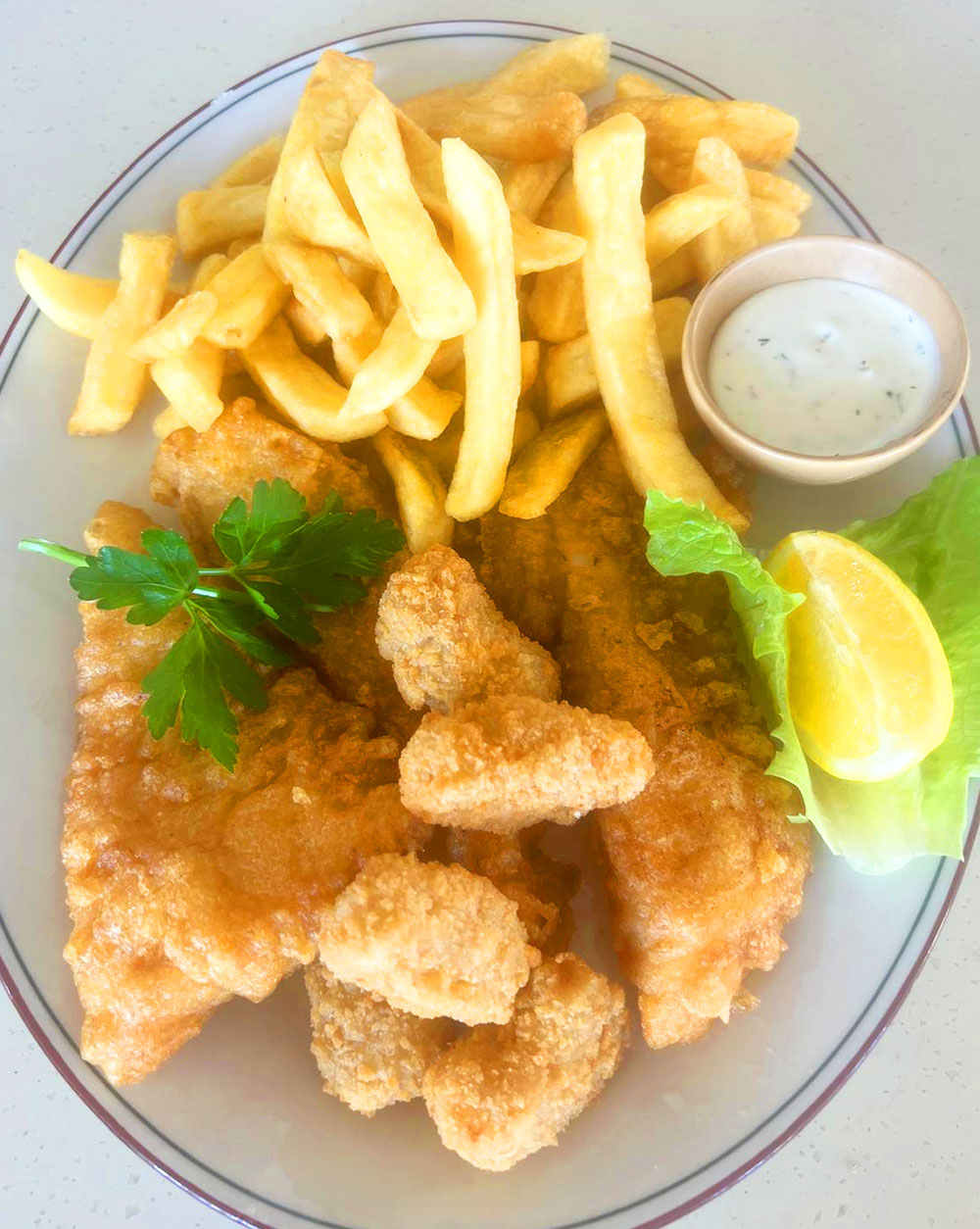 Cod Bites & Scampi - Fish Dish Restaurant, Felixstowe